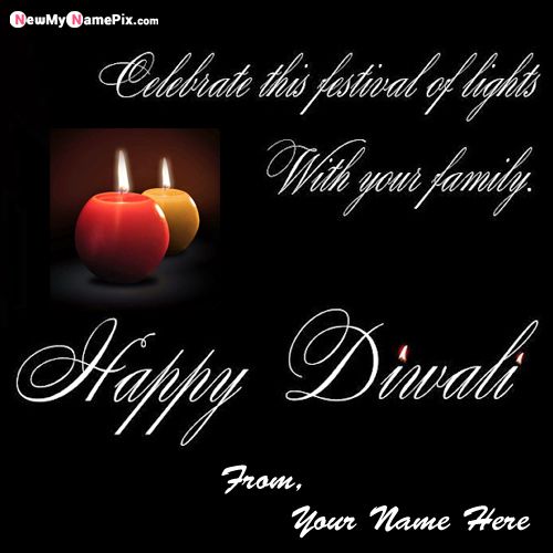 Online Diwali Ecard With Name Wishes Photo Create Free